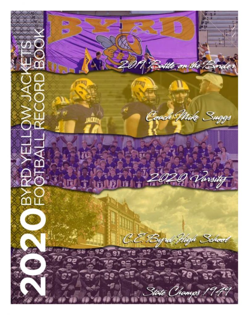 2020 Byrd Football Record Book | CE Byrd High School