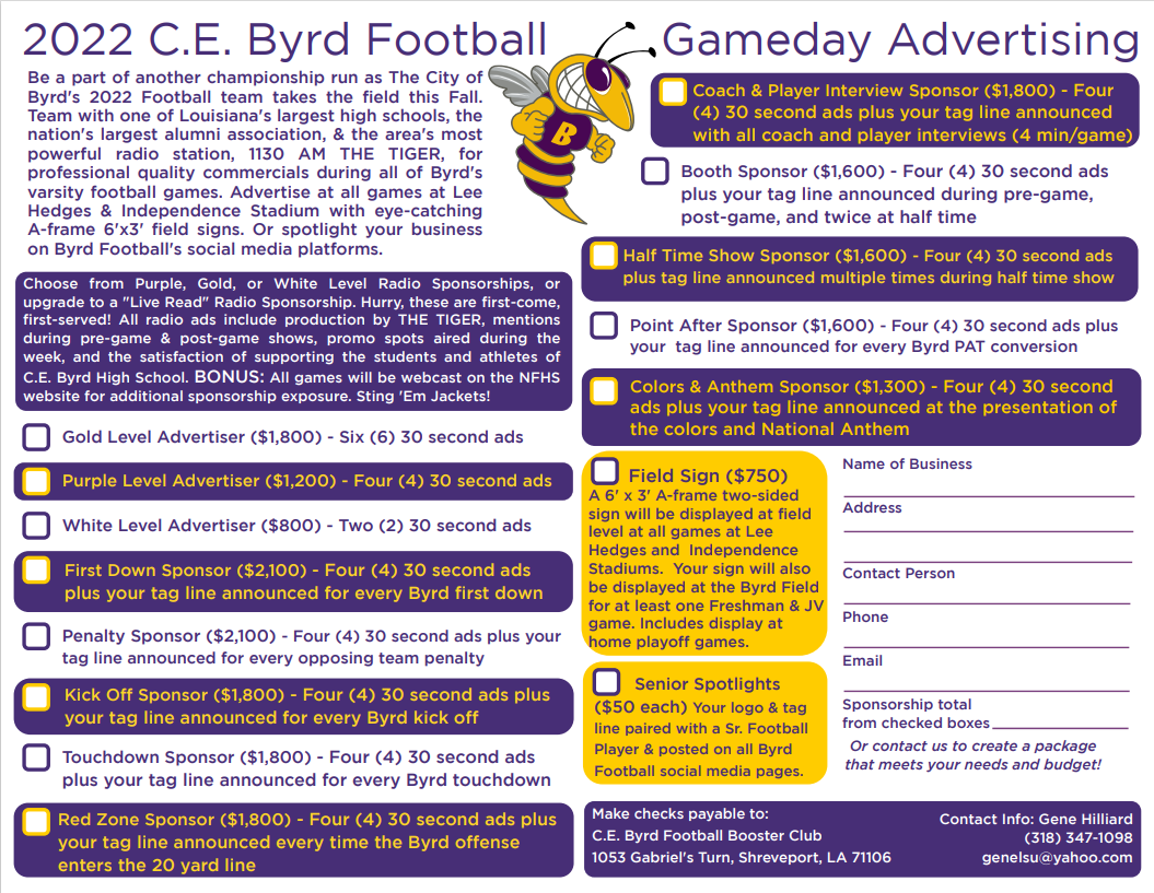 Football | CE Byrd High School