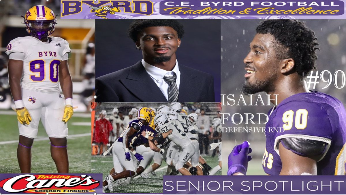 2022 Raising Cane’s Senior Spotlight – #90 Isaiah Ford | CE Byrd High ...