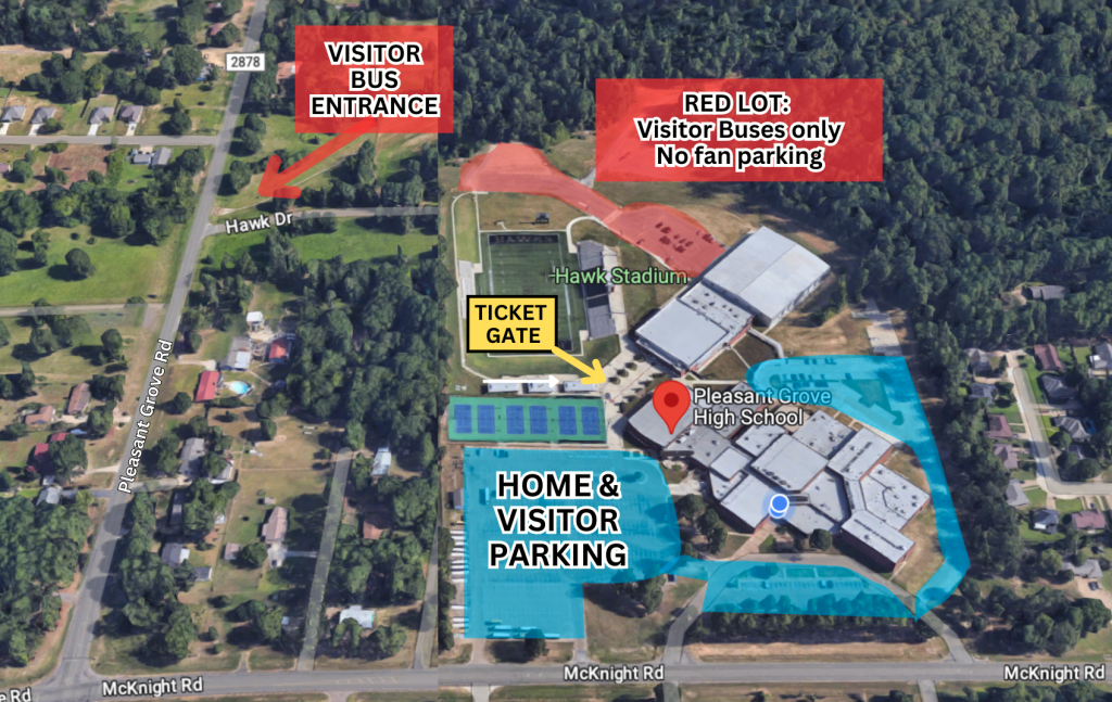 Tickets and Parking Information for Pleasant Grove Game | CE Byrd High ...