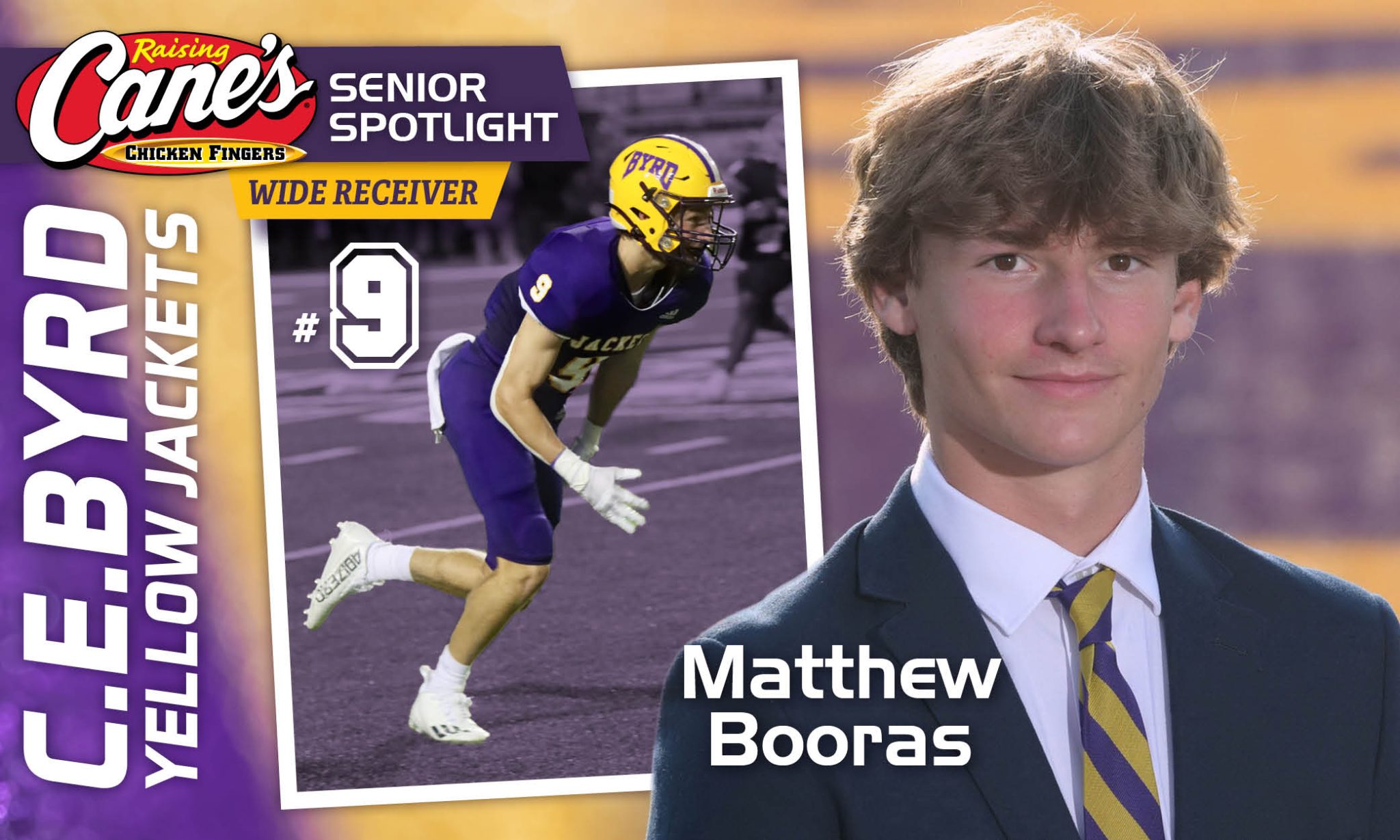 2023 Raising Cane’s Senior Spotlight – #9 Matthew Booras | CE Byrd High School