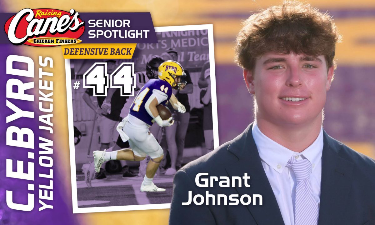 2023 Raising Cane’s Senior Spotlight – #44 Grant Johnson | CE Byrd High ...